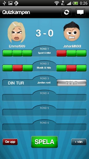 Digitala sällskapsspelet Quizkampen finns nu för Android - Swedroid