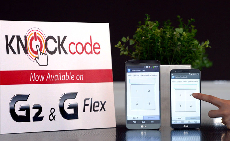 LG ger G2 och G Flex Knock Code-finessen i april - Swedroid