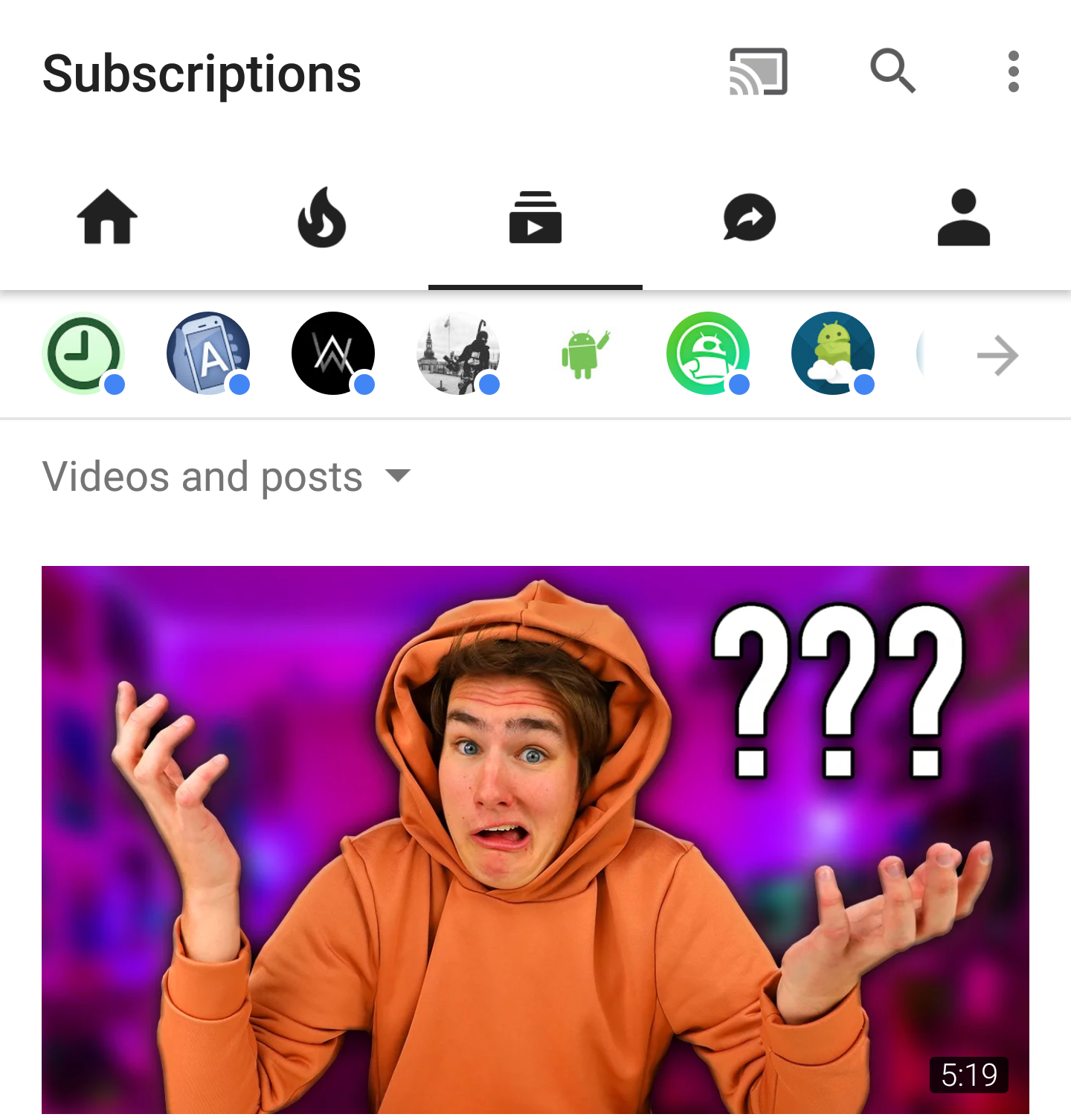 Google testar helvit design för YouTube-appen - Swedroid