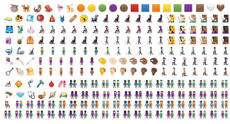 Google visar upp alla nya emojis i Android 10 - Swedroid