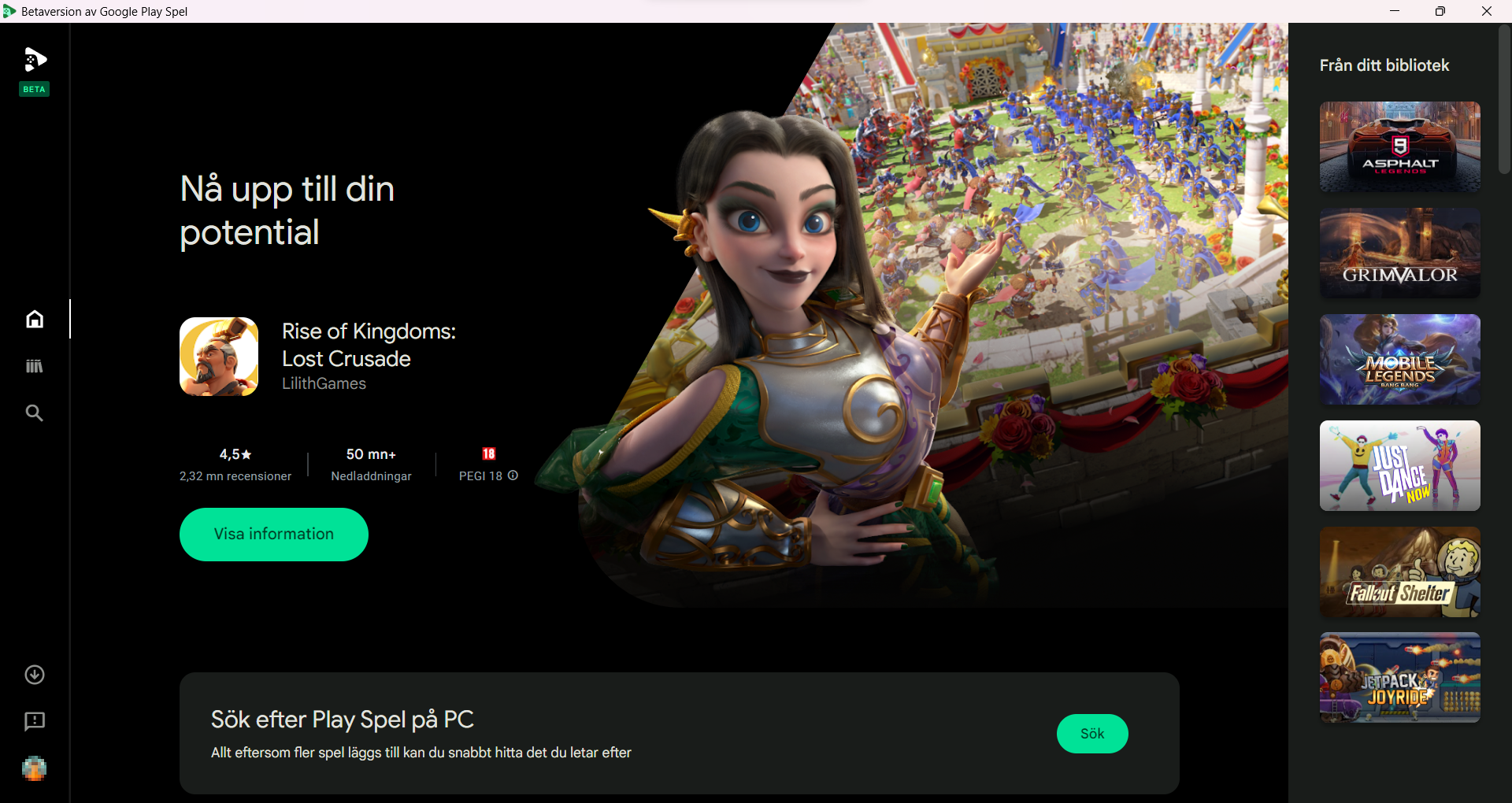 Google Play Games för PC förbättras, släpps för fler datorer - Swedroid