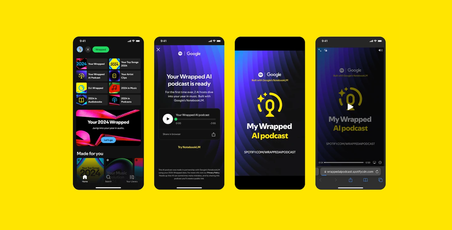 Årets Spotify Wrapped har sammanfattande AI-podd från Google - Swedroid